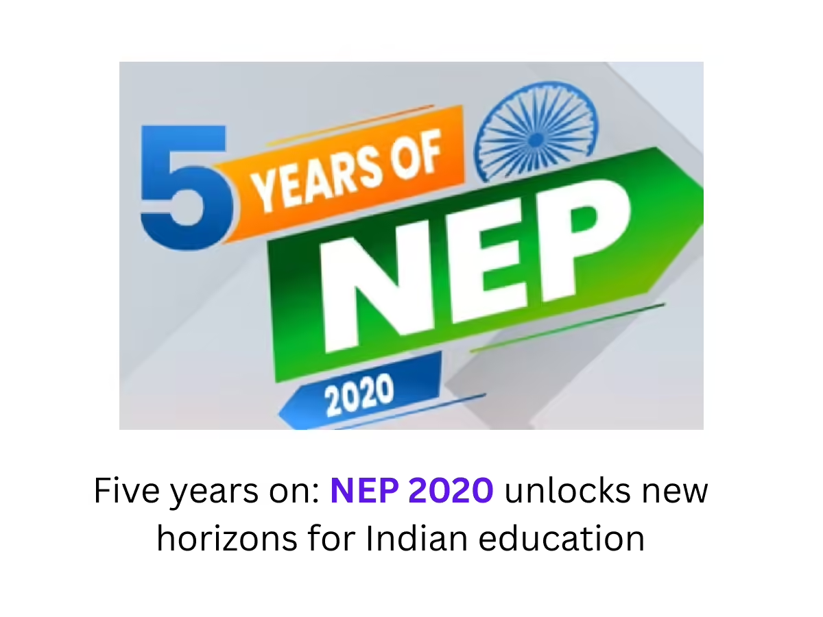 NEP-2020 के पांँच वर्ष पूर्ण – PWOnlyIAS