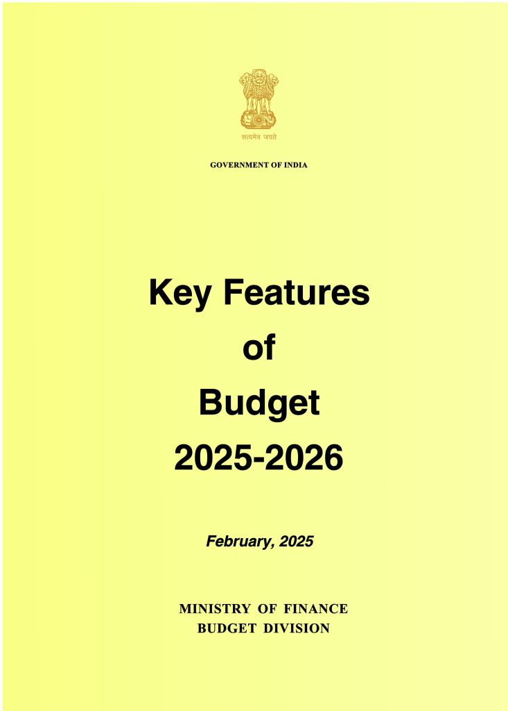Key Features of Budget 2025-2026 - PWOnlyIAS
