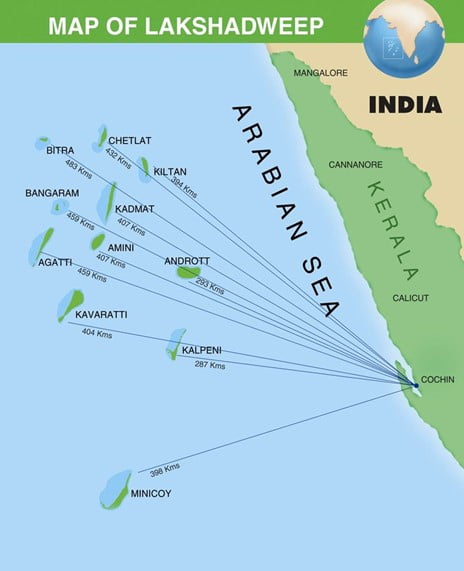 Union Territories of India List, Map, Names, Capital of 8 UTs