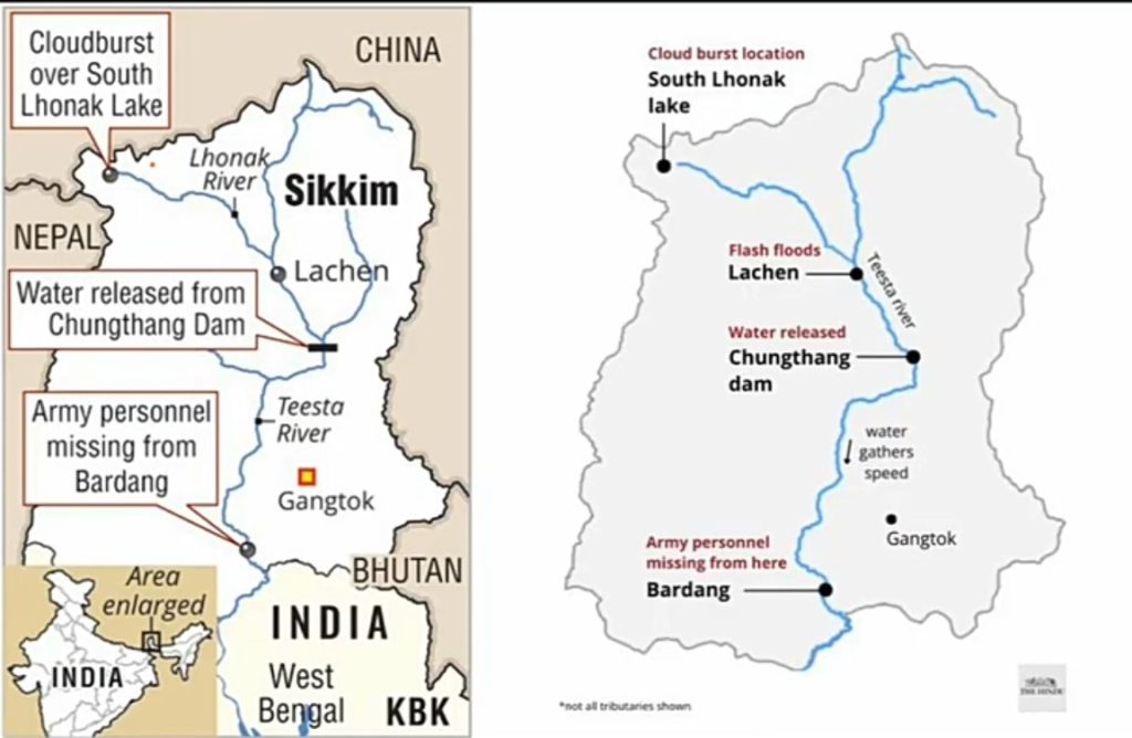 Glacial Lake Outburst Flood (GLOF) In Sikkim | PWOnlyIAS 2023 - PWOnlyIAS