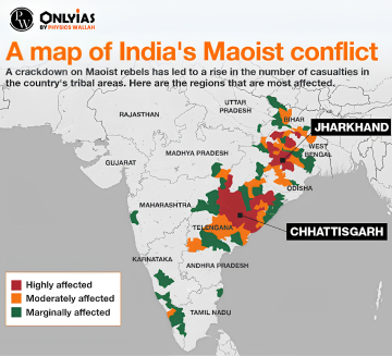 Red Corridor Shrinks: Steep Decline In Naxalism Violence In 2022 ...