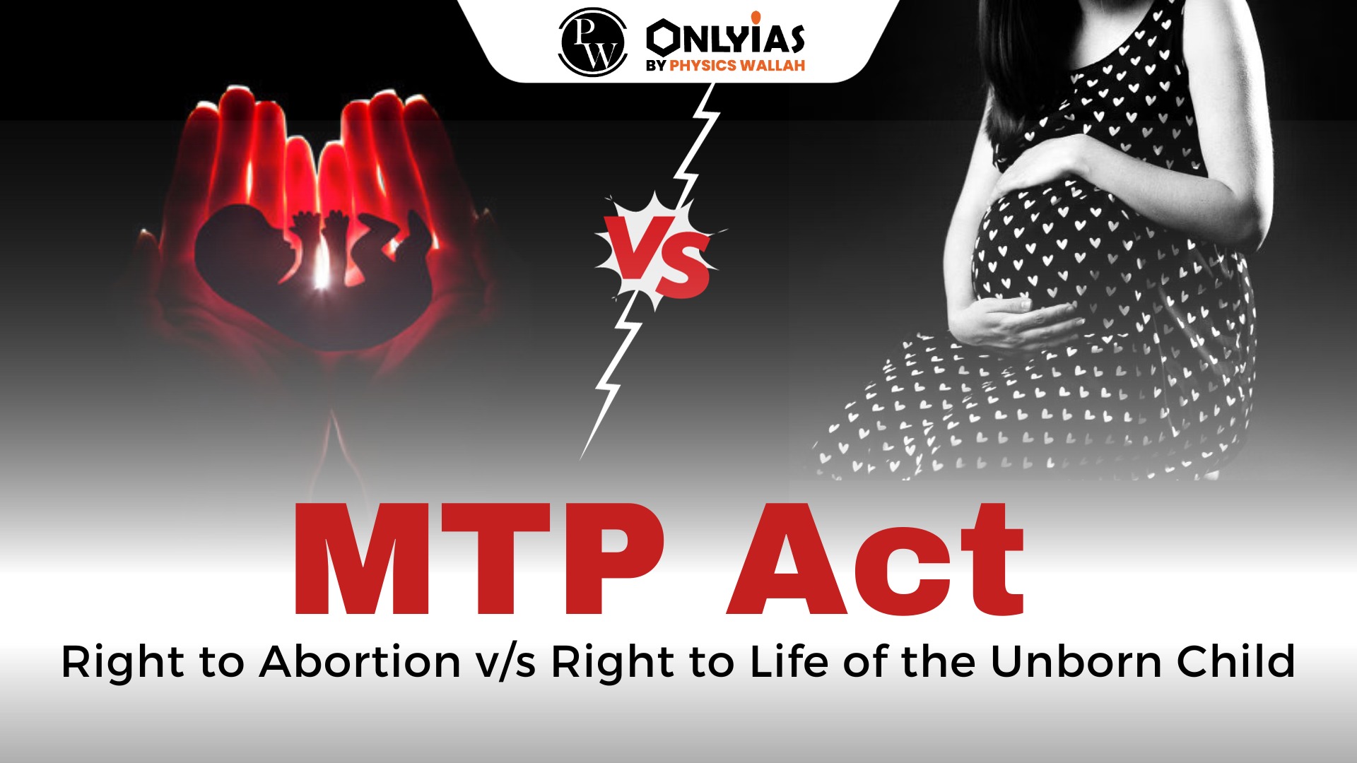 MTP Act: Right To Abortion V/s. Right To Life Of The Unborn Child - PWOnlyIAS