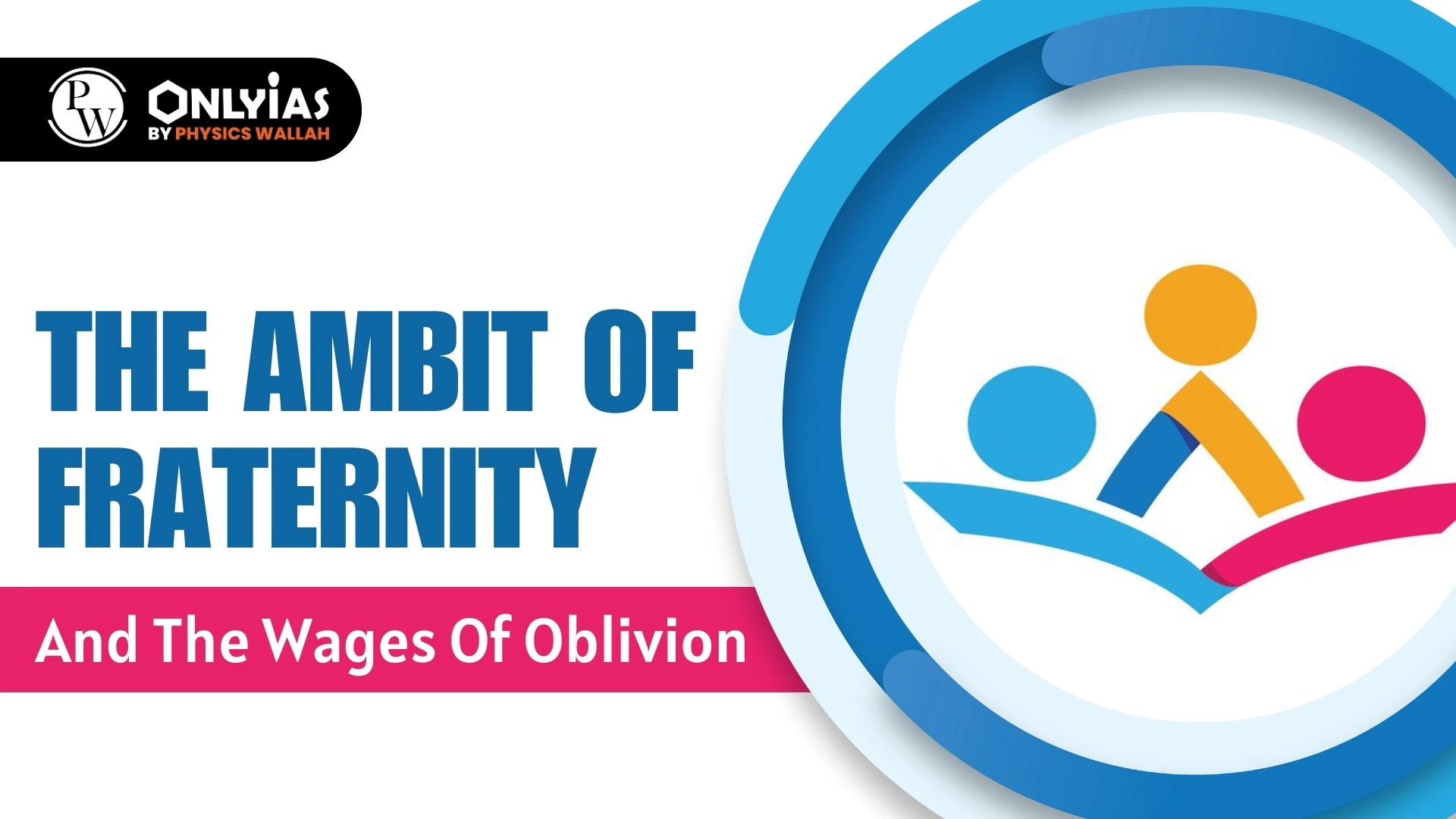 The Ambit Of Fraternity And The Wages Of Oblivion - PWOnlyIAS