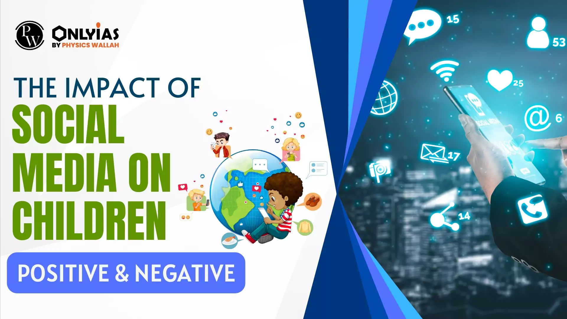 The Impacts Of Social Media On Children: Positive & Negative - PWOnlyIAS