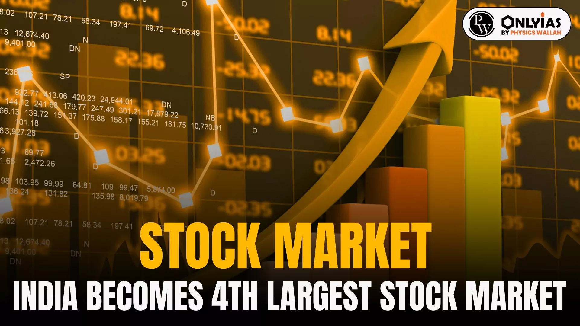 Stock Market: India Becomes 4th Largest Stock Market - PWOnlyIAS