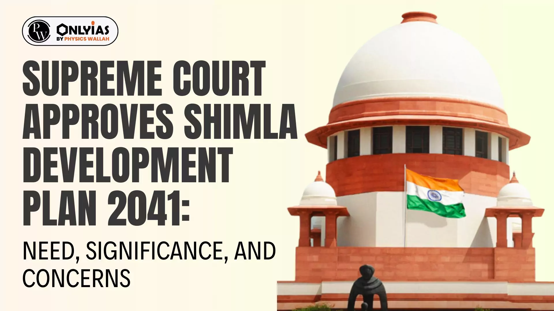 Supreme Court Approves Shimla Development Plan 2041: Need, Significance ...