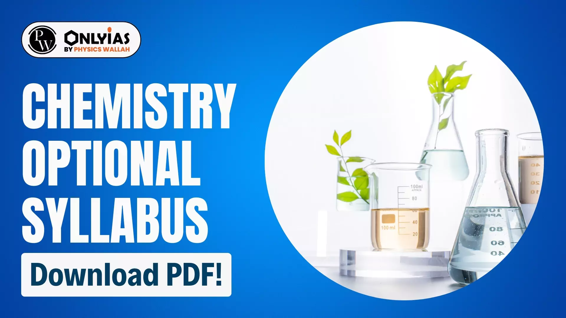 UPSC Chemistry Syllabus 2026 Download PDFs For Paper 1 And 2 - PWOnlyIAS
