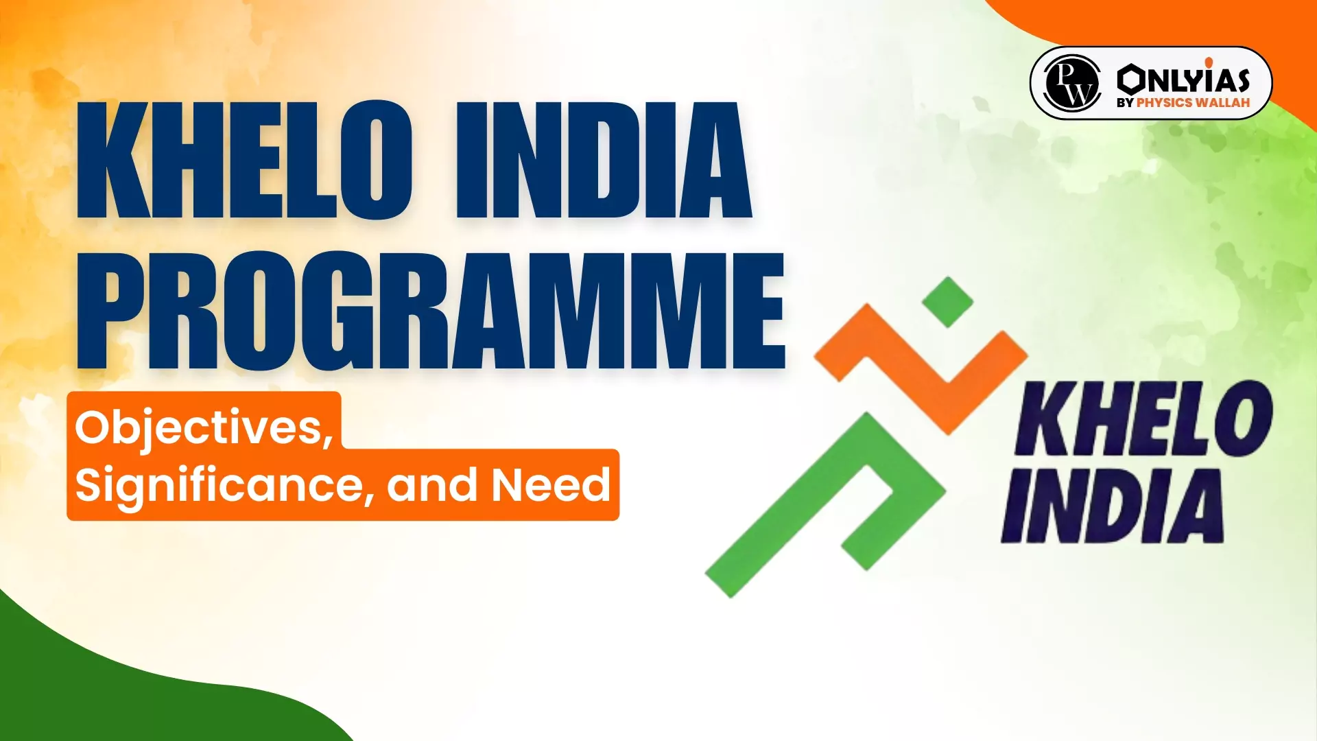 Khelo India Programme: Objectives, Significance, And Need - PWOnlyIAS
