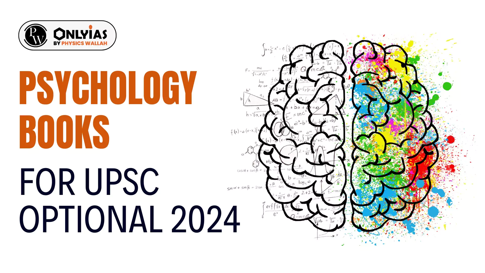 Psychology Books For UPSC Optional 2024 - PWOnlyIAS