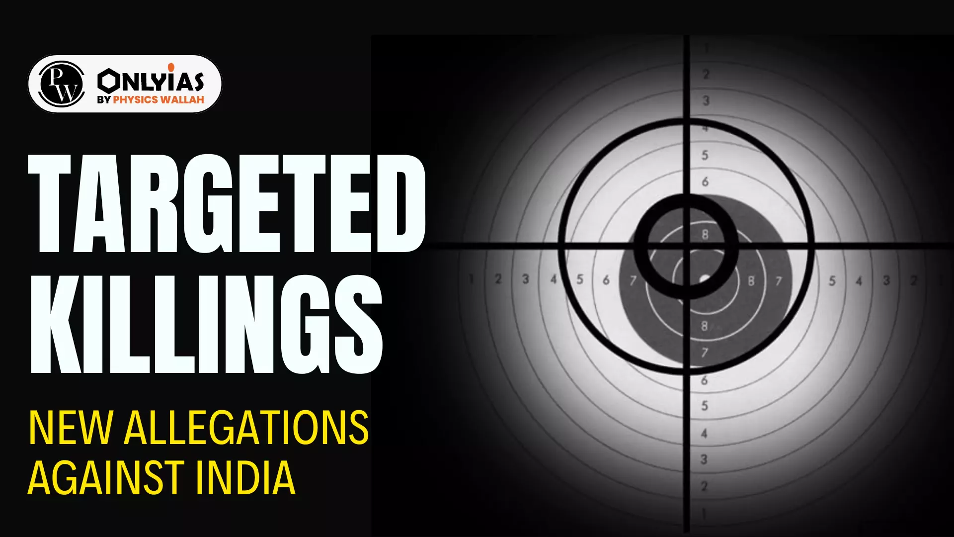 Targeted Killings: New Allegations Against India - PWOnlyIAS