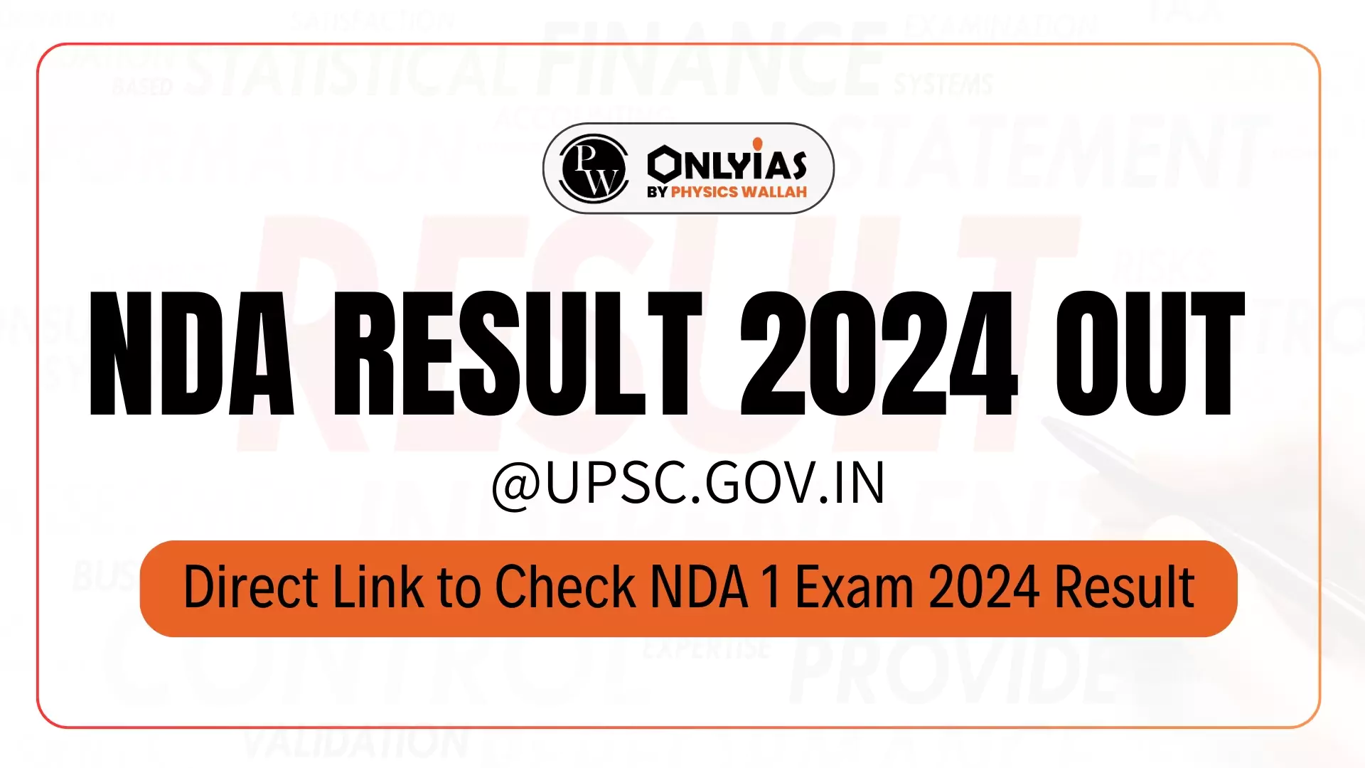 NDA Result 2024 Out @upsc.gov.in, Direct Link To Check NDA 1 Exam 2024 ...