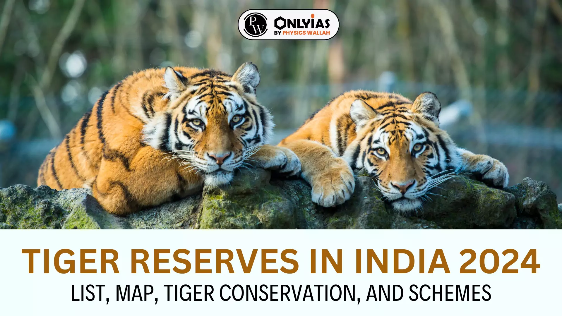 List Of Tiger Reserves In India, Map, Tiger Conservation, And Schemes