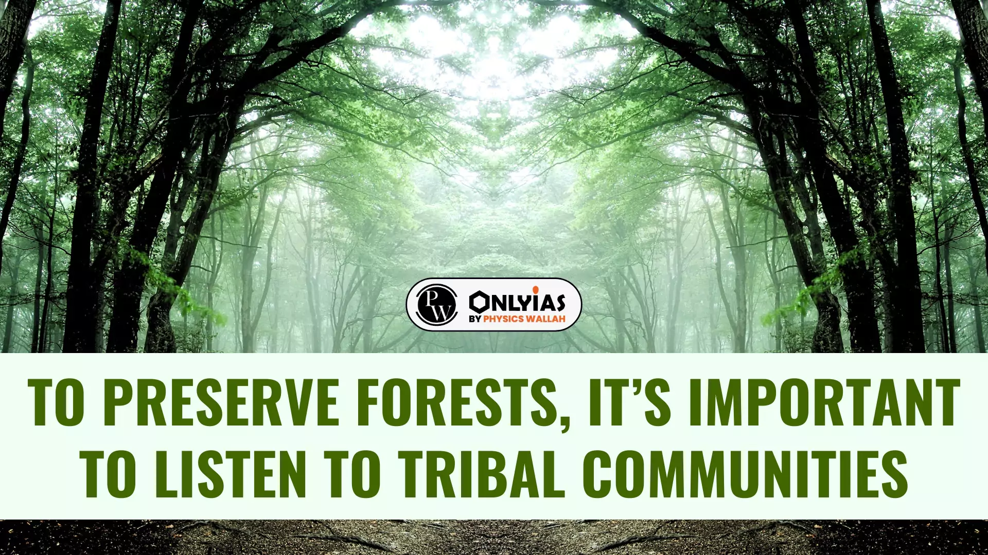 To Preserve Forests, It’s Important To Listen To Tribal Communities ...