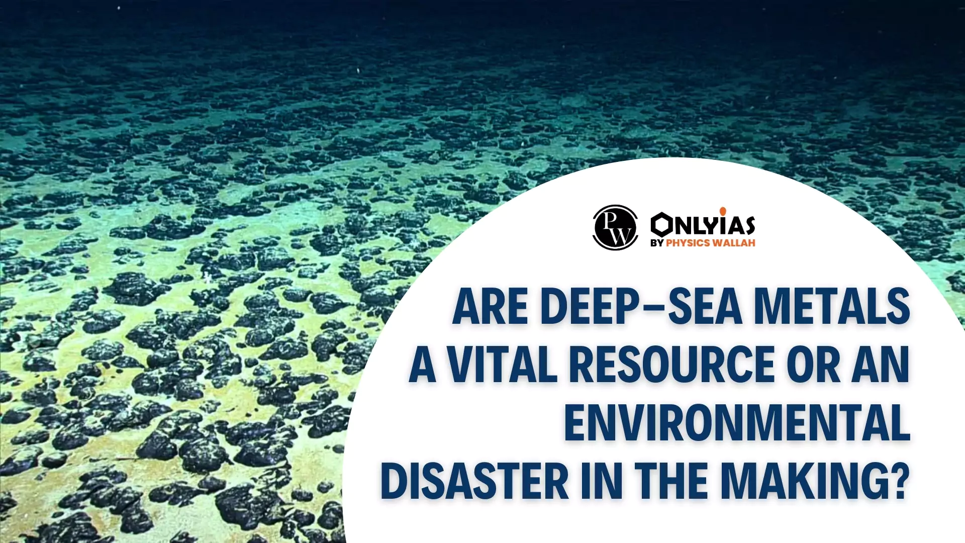 Are Deep-Sea Metals A Vital Resource Or An Environmental Disaster In ...