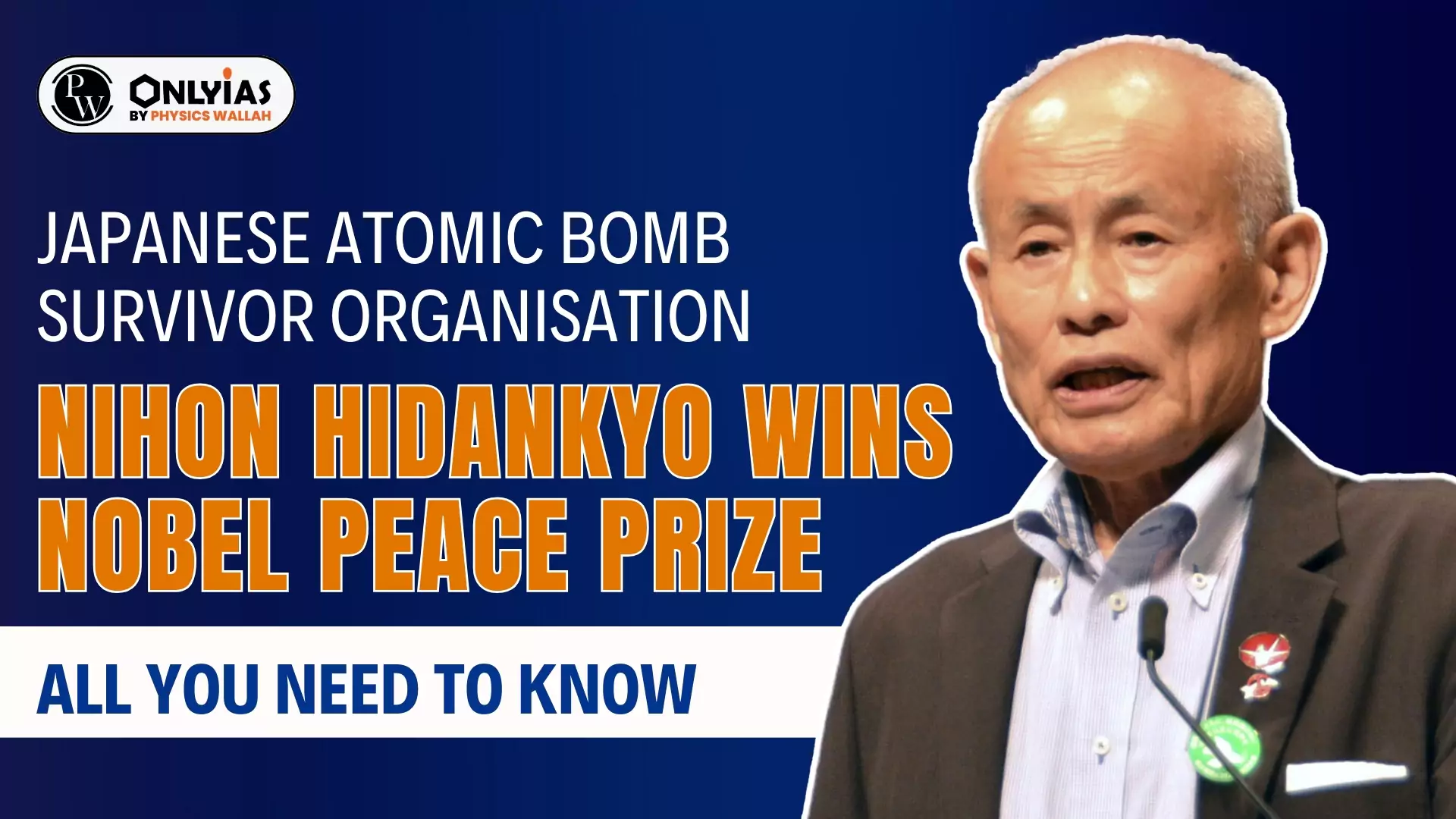 Japanese Atomic Bomb Survivor Organisation Nihon Hidankyo Wins Nobel ...