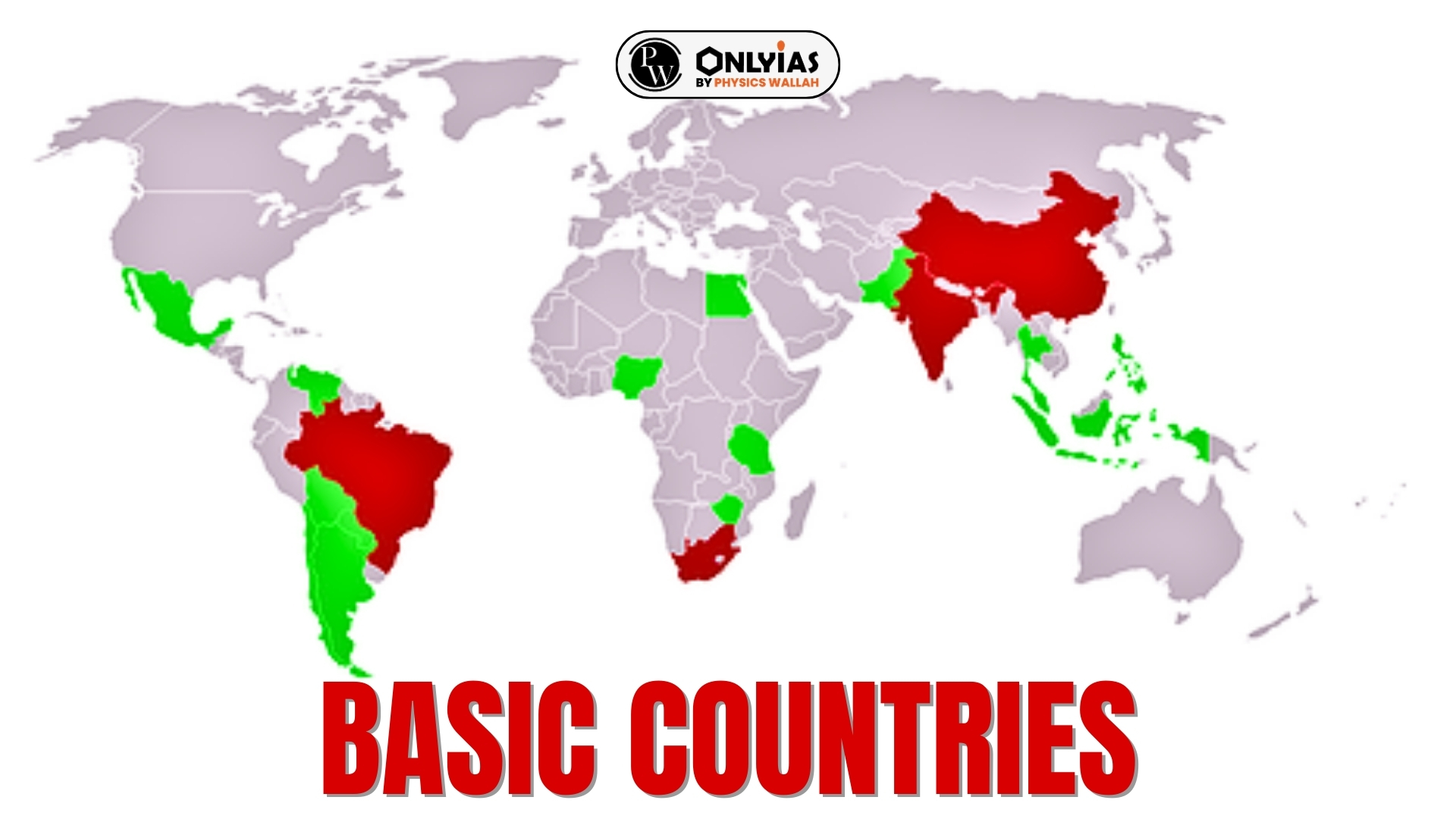 BASIC Countries Full Form, Headquarters, Copenhagen Accord - PWOnlyIAS