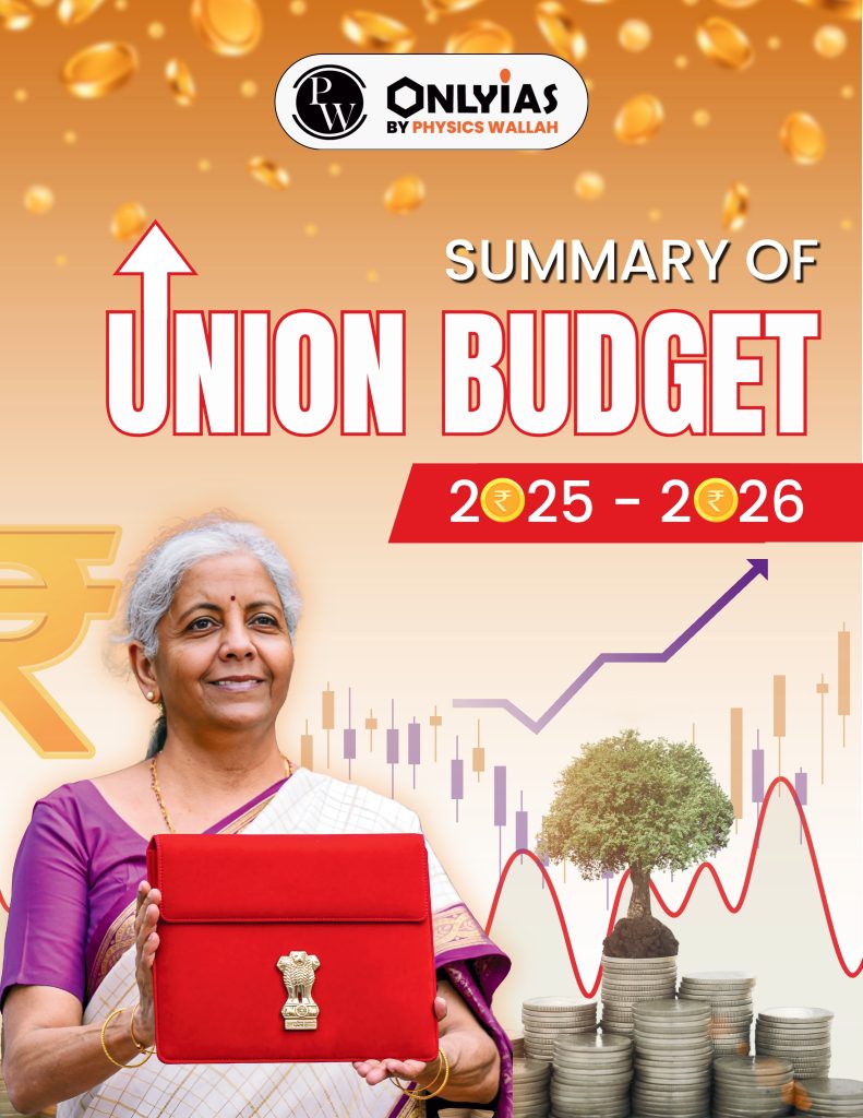 Summary Of Union Budget 2025-2026 - PWOnlyIAS