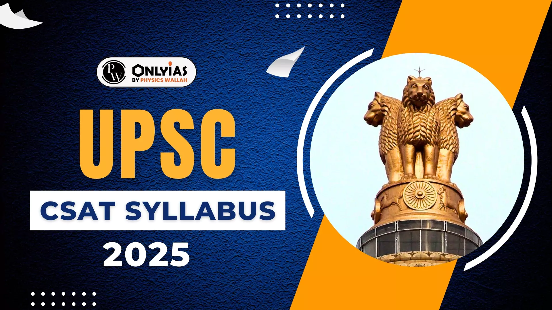 UPSC CSAT Syllabus 2025, Topic-Wise Syllabus PDF