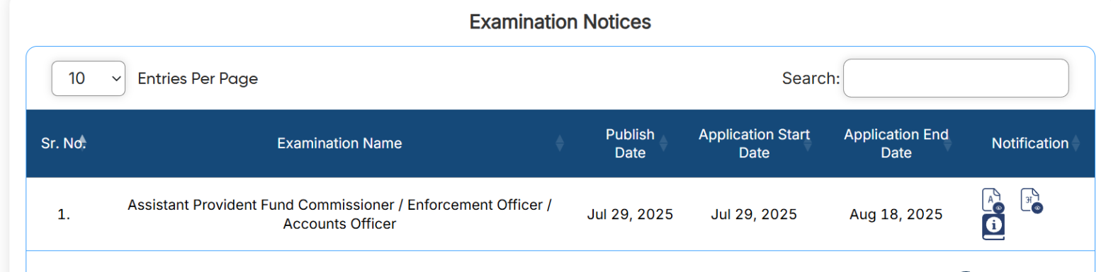 UPSC EPFO Notification 2025 Out, 230 Vacancies For EO, AO, And APFC