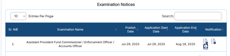 UPSC EPFO Notification 2025 Out, 230 Vacancies For EO, AO, And APFC