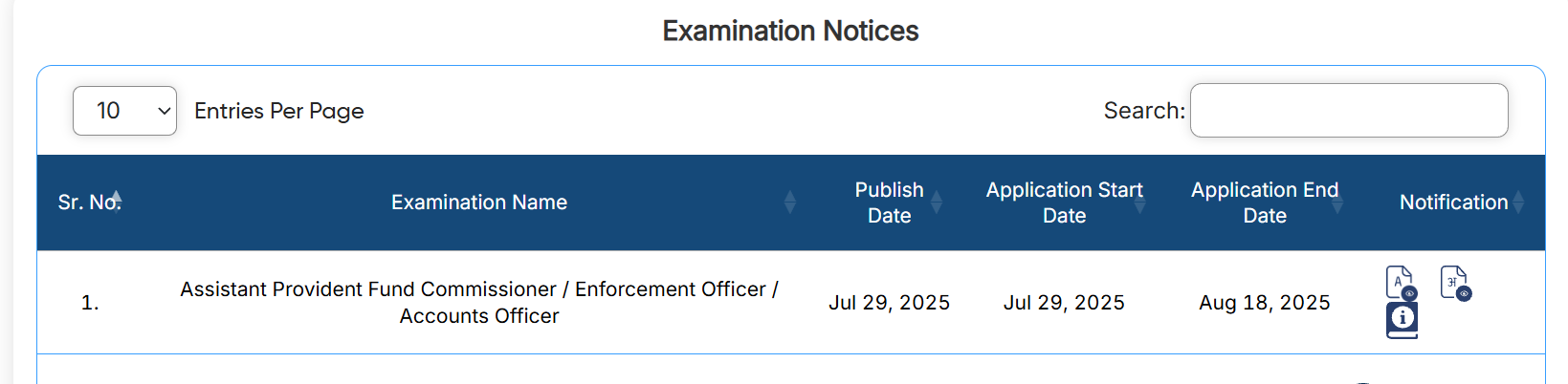 UPSC EPFO Notification 2025 Out, 230 Vacancies For EO, AO, And APFC