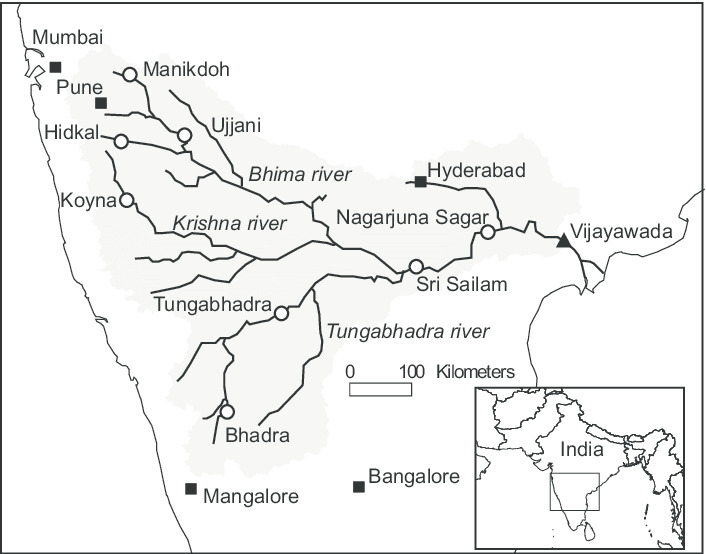 Krishna River: Map, Origin, Course, Dams And Irrigation Projects
